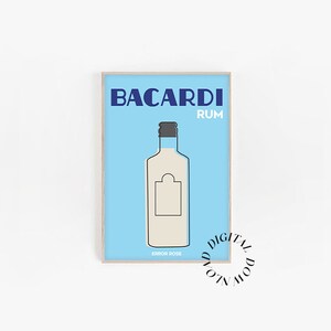 Alcohol Posters, College Preppy Prints, Wall Gallery, Wall Print, Bar ...