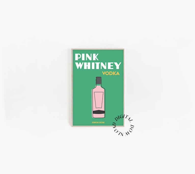 Alcohol Posters College Preppy Prints Wall Gallery Wall - Etsy