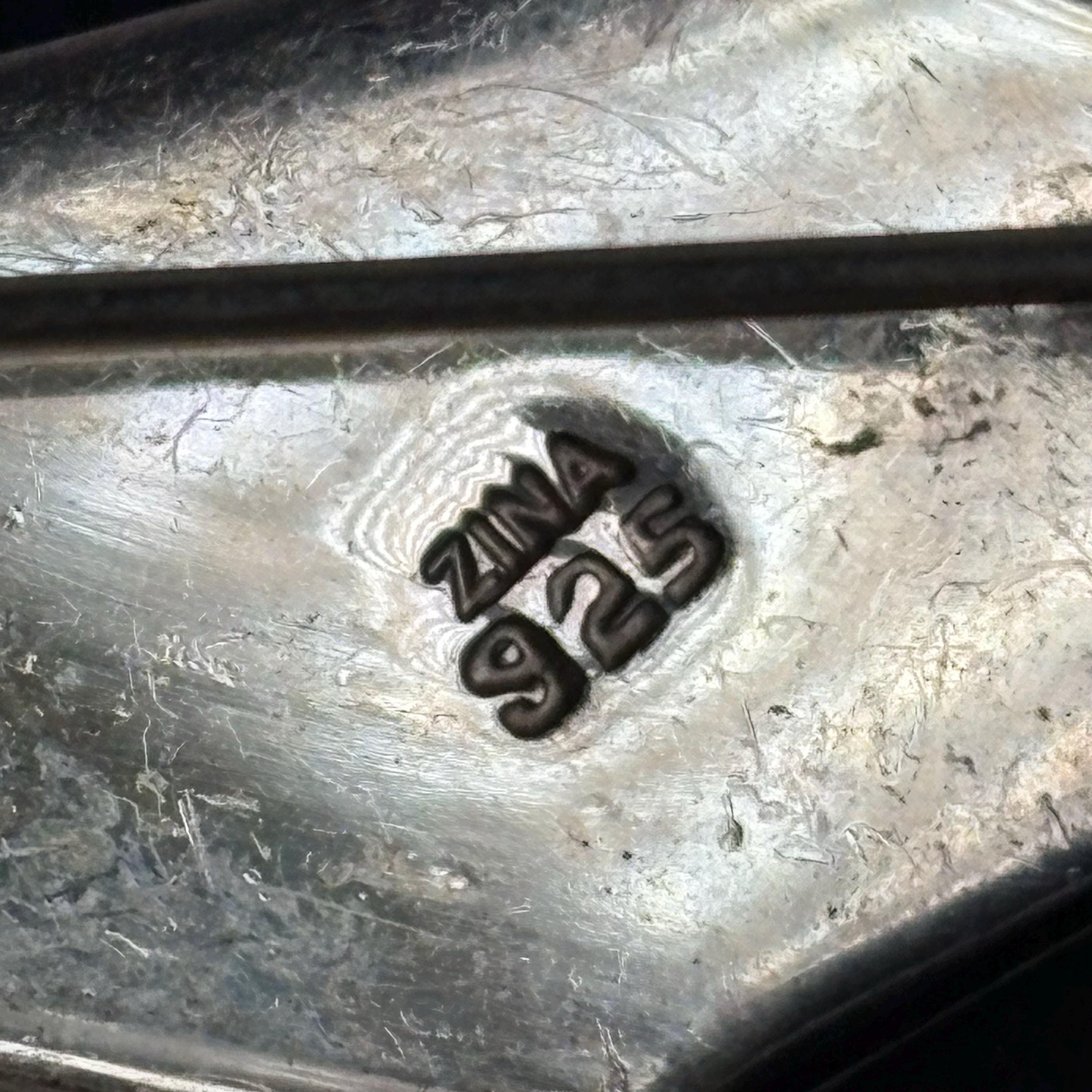 Absolutely Stunning Vintage Modernist Zina Designer Signed Sterling ...