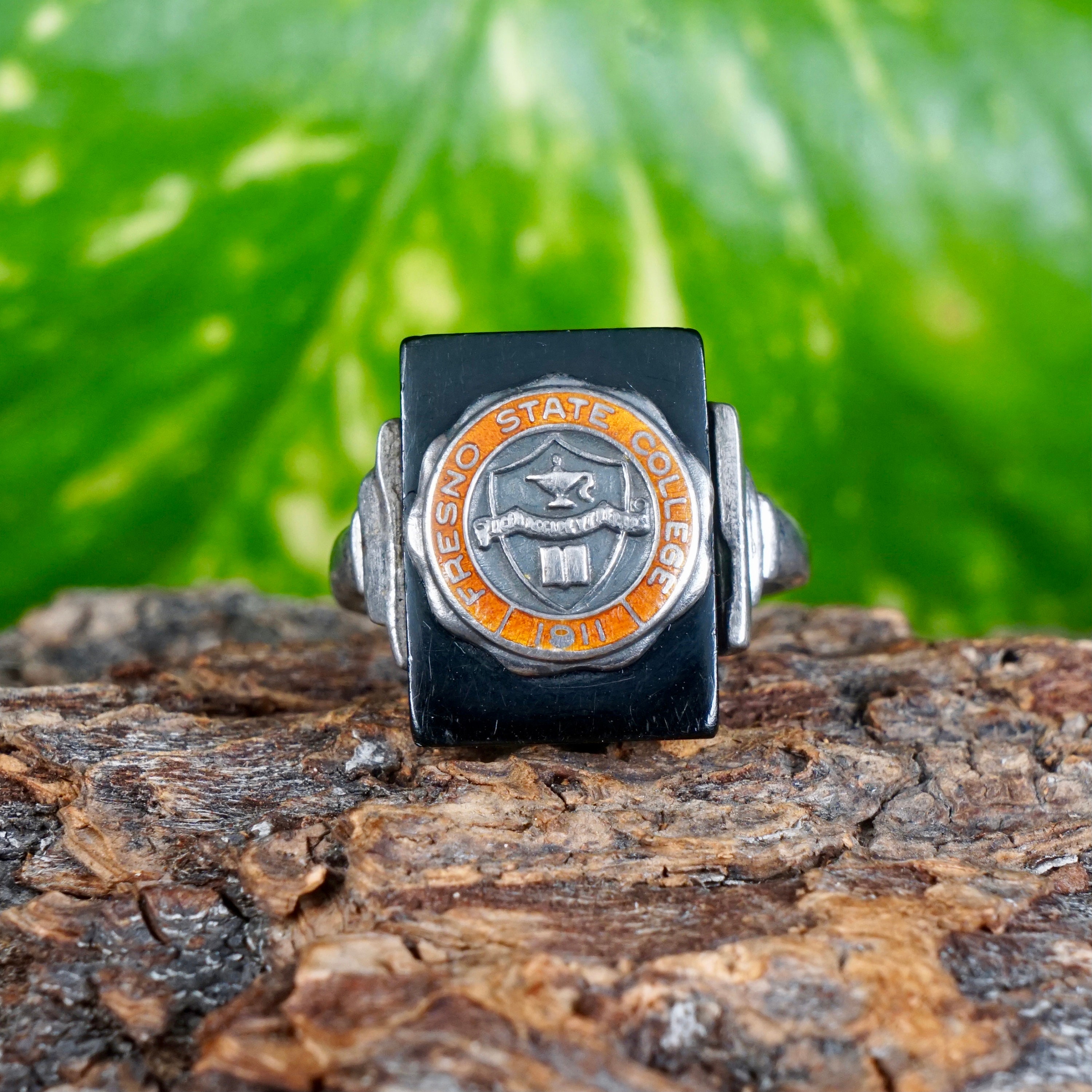 Absolutely Stunning Antique 1911 UNCAS Sterling Silver Class Ring ...