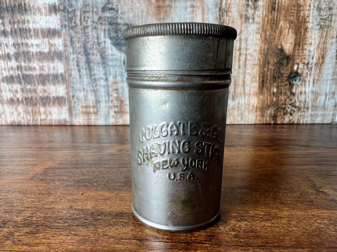 Vintage Shaving Stick Tin - Etsy