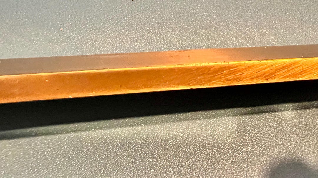 Solid Brass 12" Ruler Paperweight/desktop Ruler - Etsy