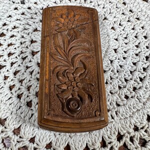 Vintage Wood Matchbox Puzzle Box - Etsy