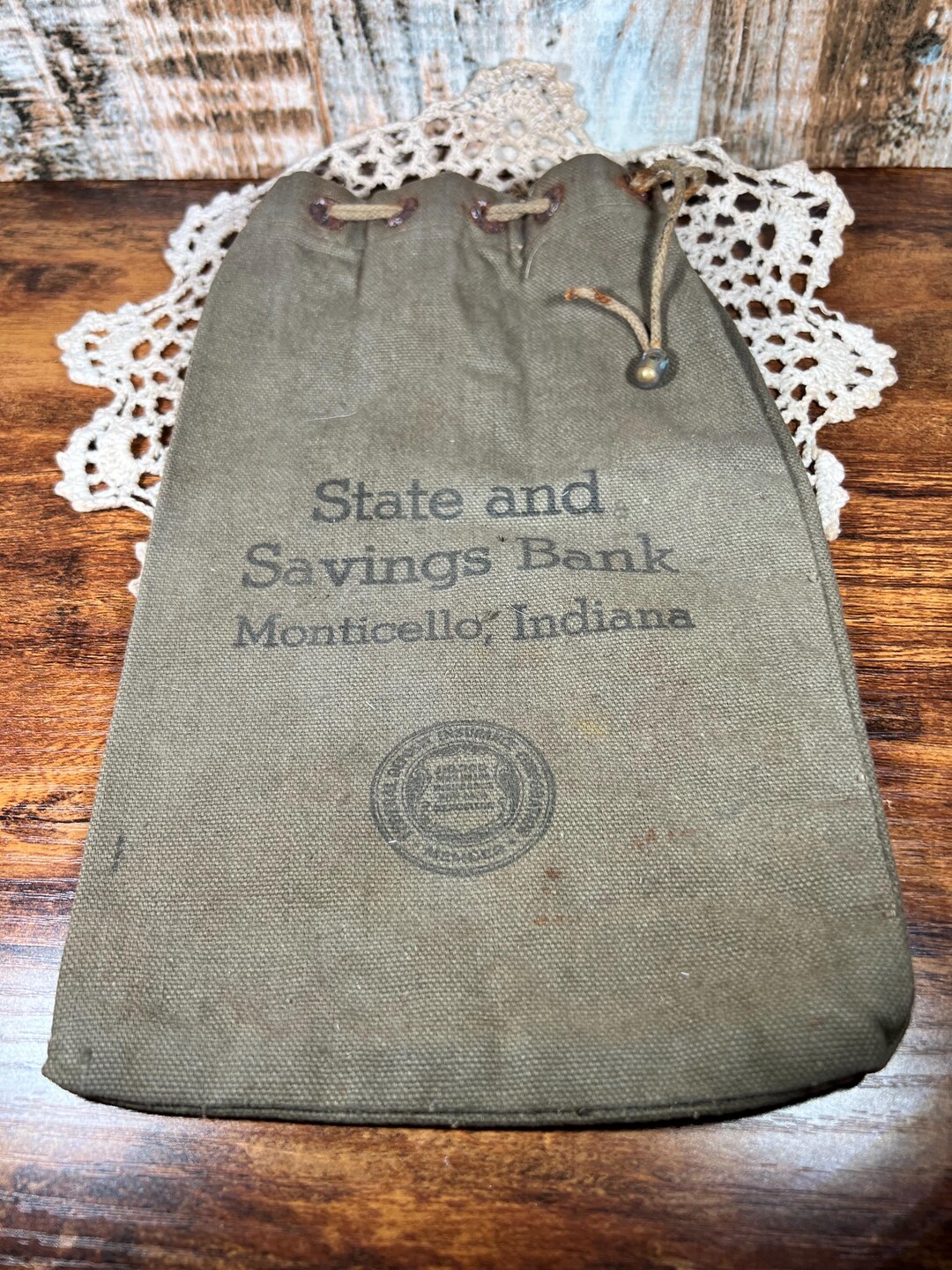 Vintage Money Bag - Etsy