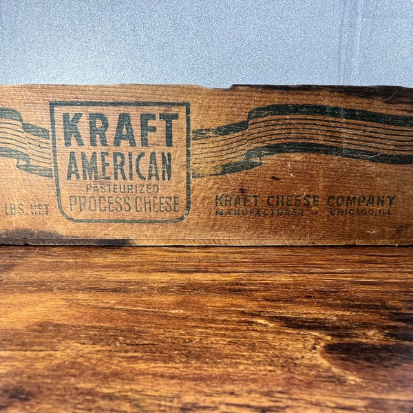 Kraft Cheese Box - Etsy