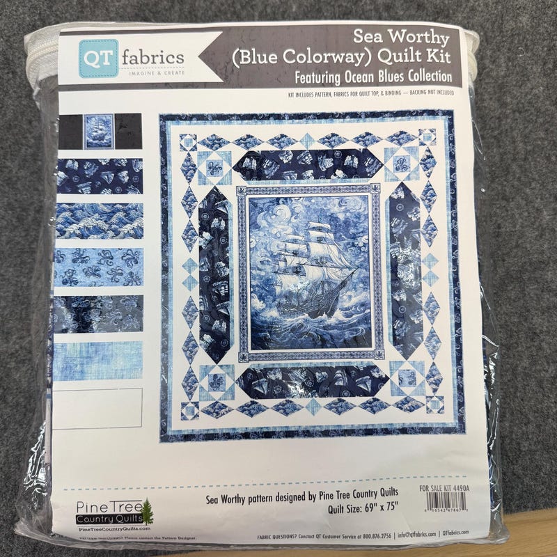 Blue London Quilt Kit - Etsy