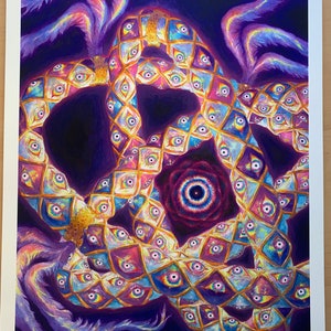 Ophanim Print | Biblically Accurate Angel Throne | Terrifying | Be Not ...