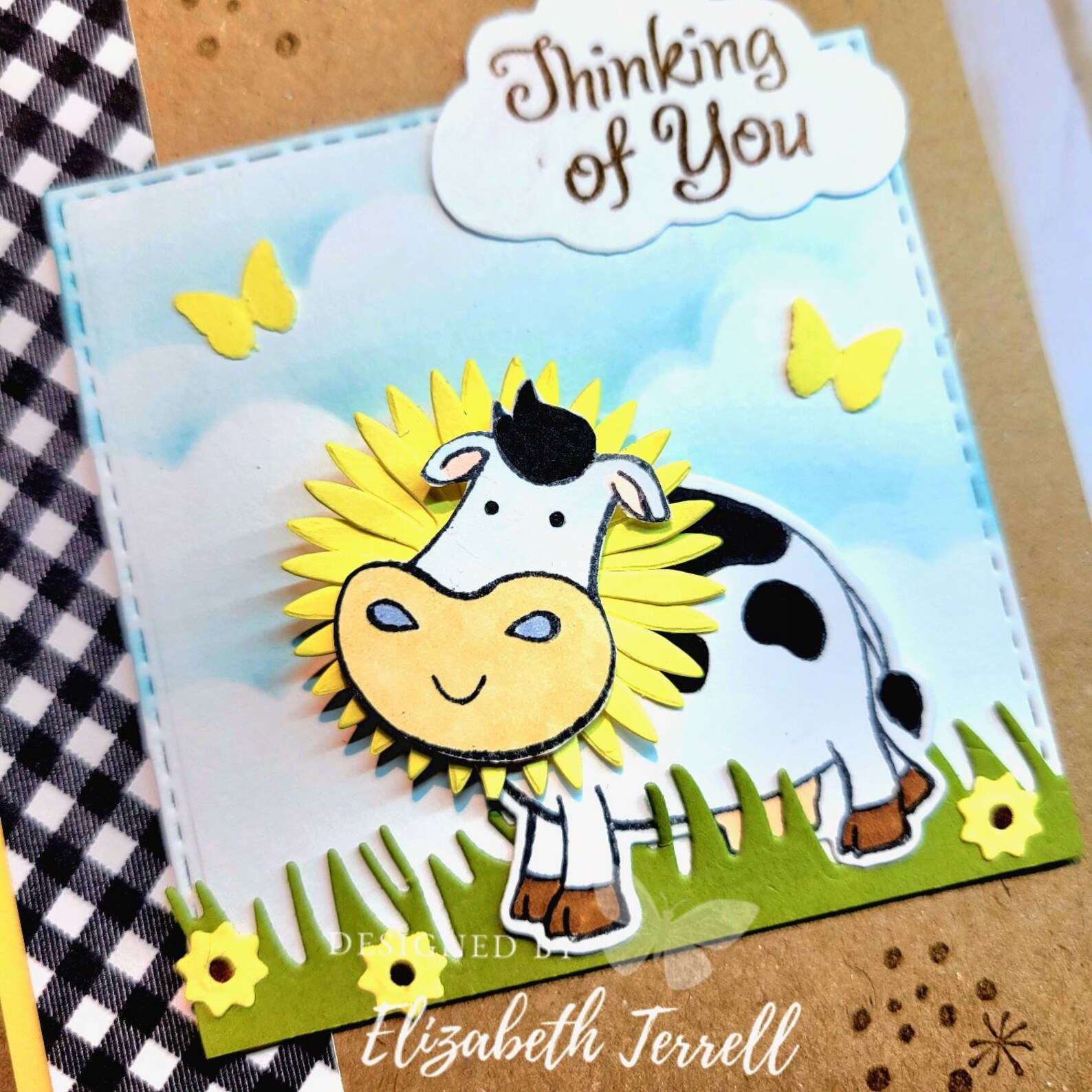 Stampin' up Cow Over the Moon Hello Cows Card Kits 4 Thinking of You ...
