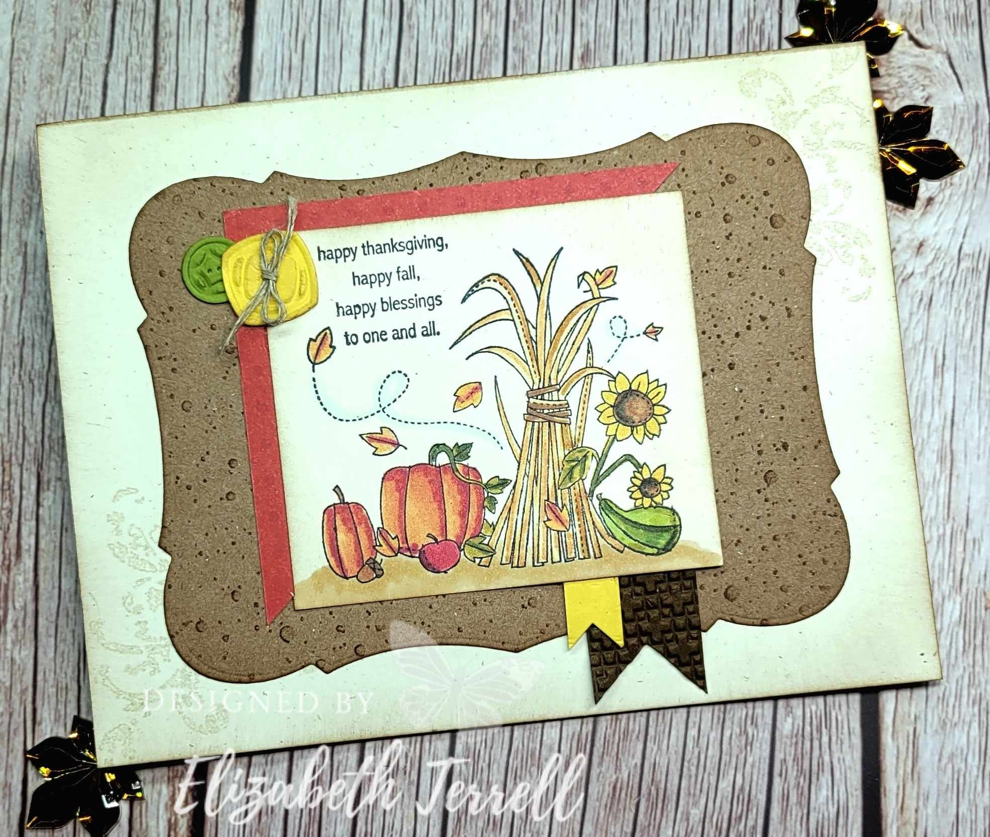4 Fall Card Kit Stampin up Pumpkin Harvest Thanksgiving Thankful DIY ...
