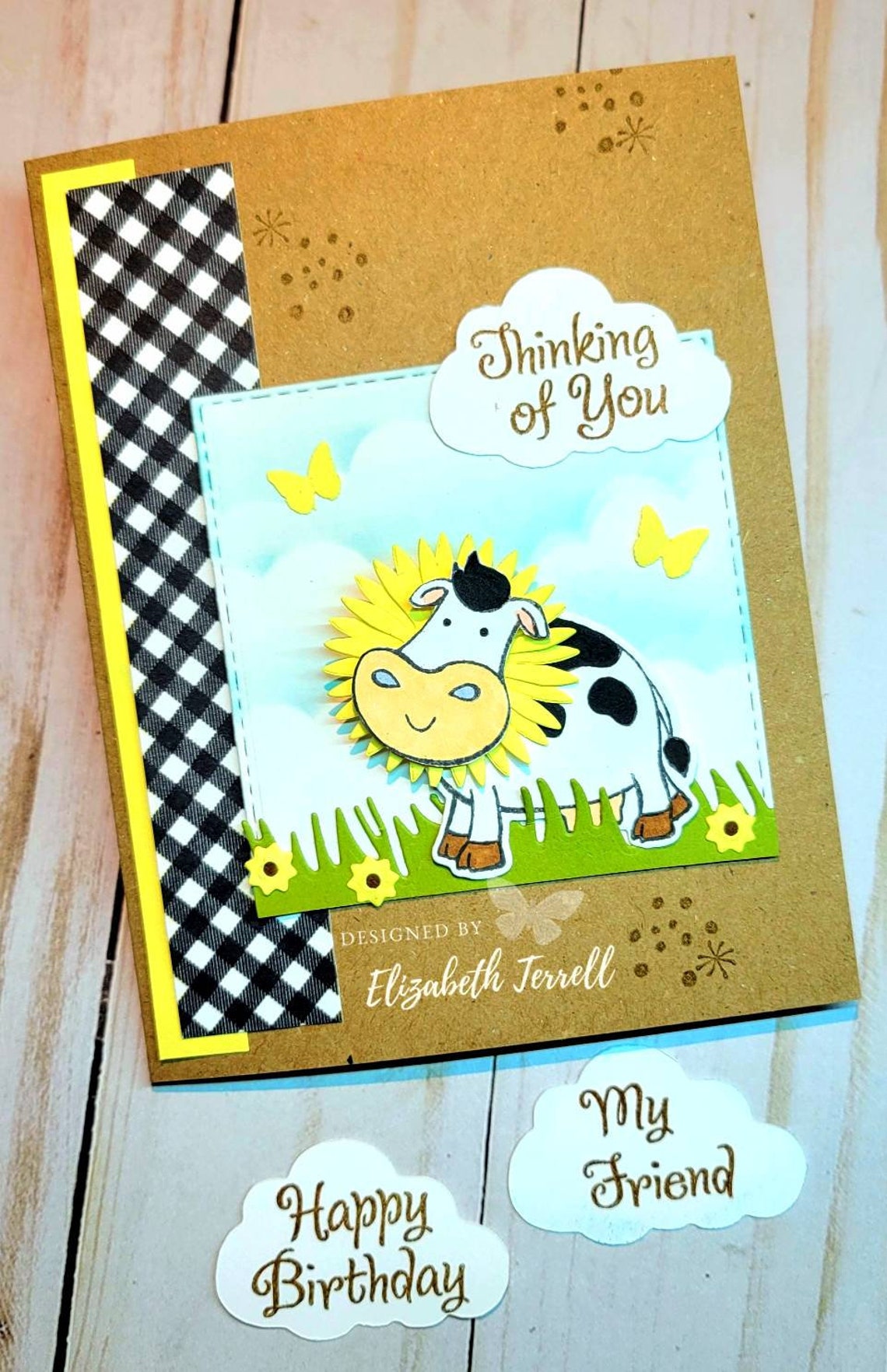 Stampin' up Cow Over the Moon Hello Cows Card Kits 4 - Etsy