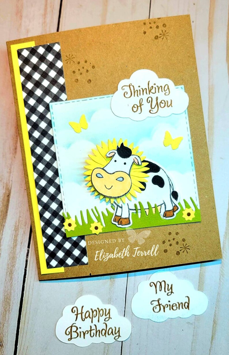 Stampin' up Cow Over the Moon Hello Cows Card Kits 4 - Etsy