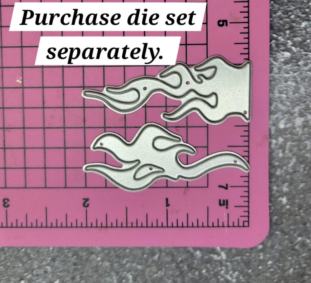 Fire Flame Die Cut Thinlits Card Inspiration Stampin up DIY Quick Easy ...