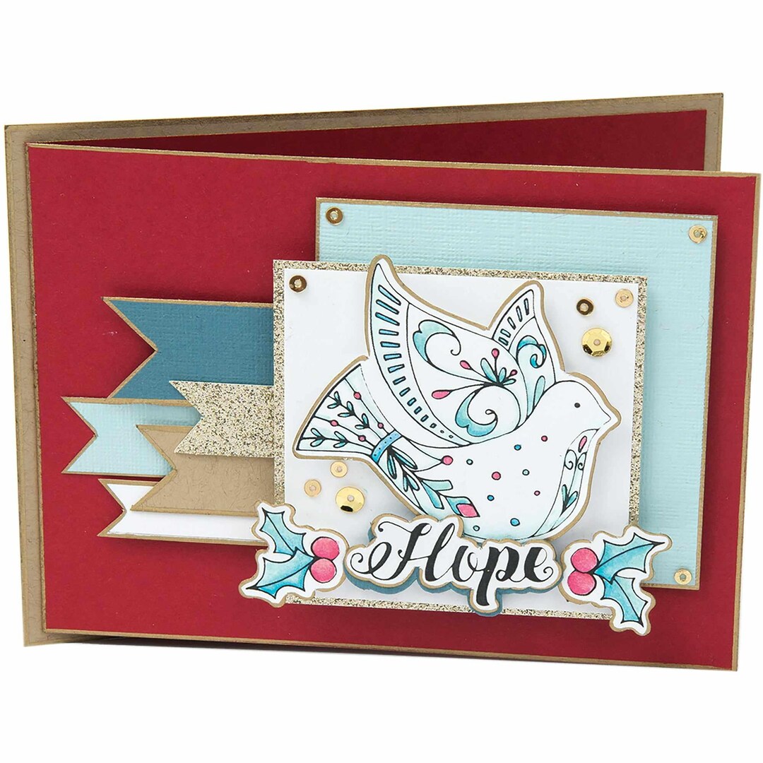 Christmas Bundle Sizzix Sizzlits Dies Stamps Framelits Katelyn Lizardi ...