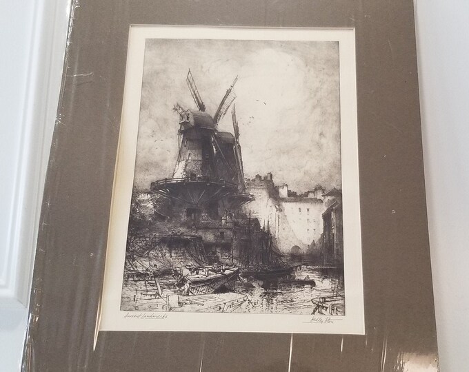 Ancient Landmarks by Hedley Fitton - Collector's Lithography - Signed ...