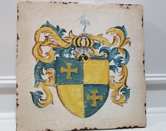 Royal Coat of Arms Plaque - Etsy