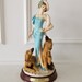 La Verona Collection Figurine Lady With Dogs Figurine High - Etsy