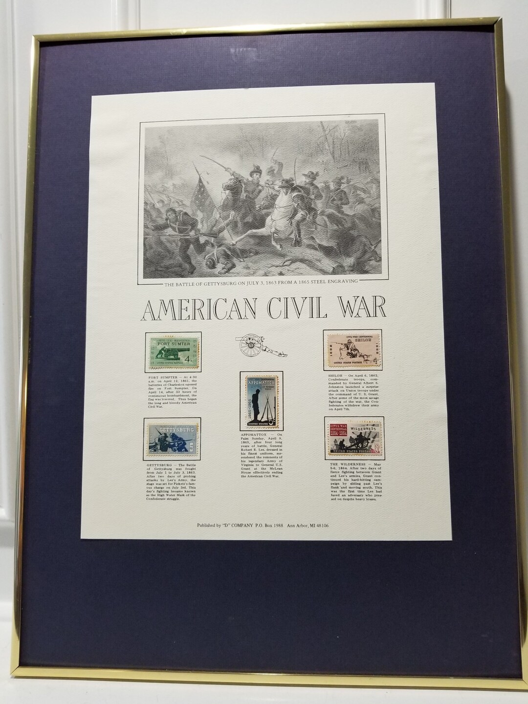 American Civil War - the Battle of Gettysburg and Commemorative ...