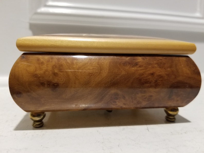 Floral Music Box - Floral Wood Jewelry Box - Original Music Box - Made ...