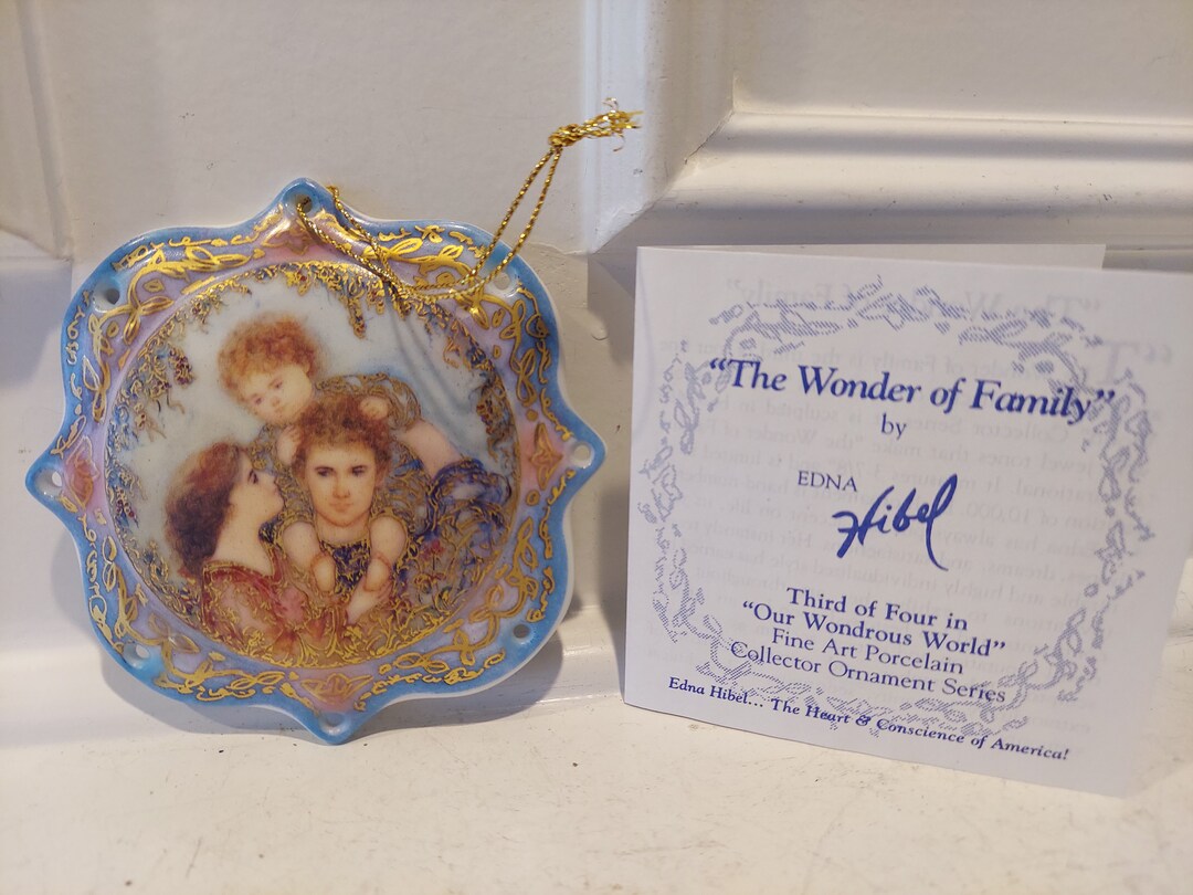 Edna Hibel "the Wonder of Family" - Fine Art Porcelain Collector ...