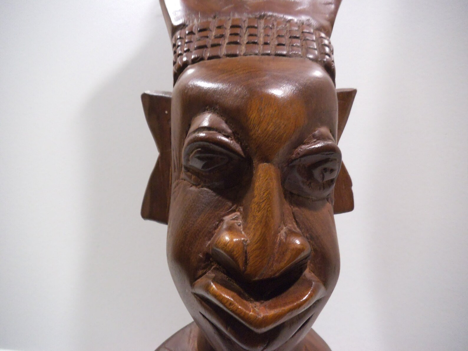 African Head Bust Wood Carving Sculpture - Etsy