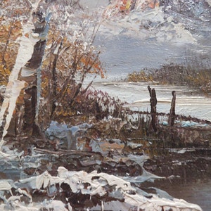 Original Oil on Canvas Signed R Sutherland - Etsy