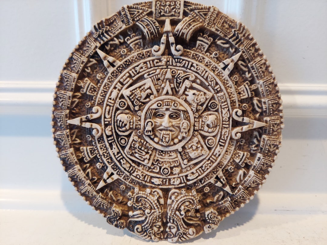 Mayan Aztec Ceramic Wall Plaque - Etsy