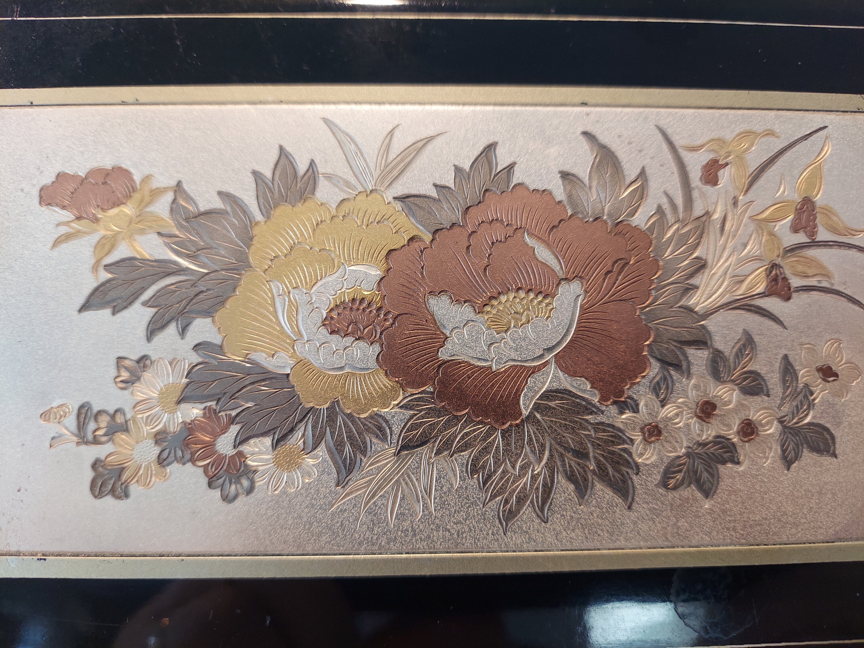 Floral Music Box Floral Wood Jewelry Box Original Music - Etsy