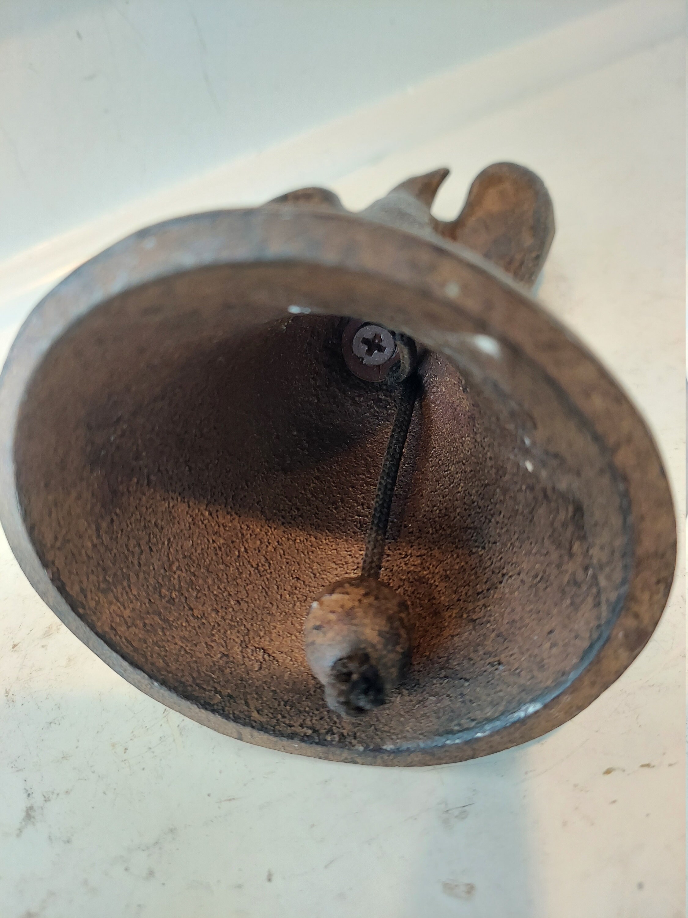 Vintage Cast Iron Bell With American Eagle Decor Hand Made - Etsy