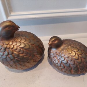 Pair of Ceramic Partridge Decor - Set of 2 - Etsy