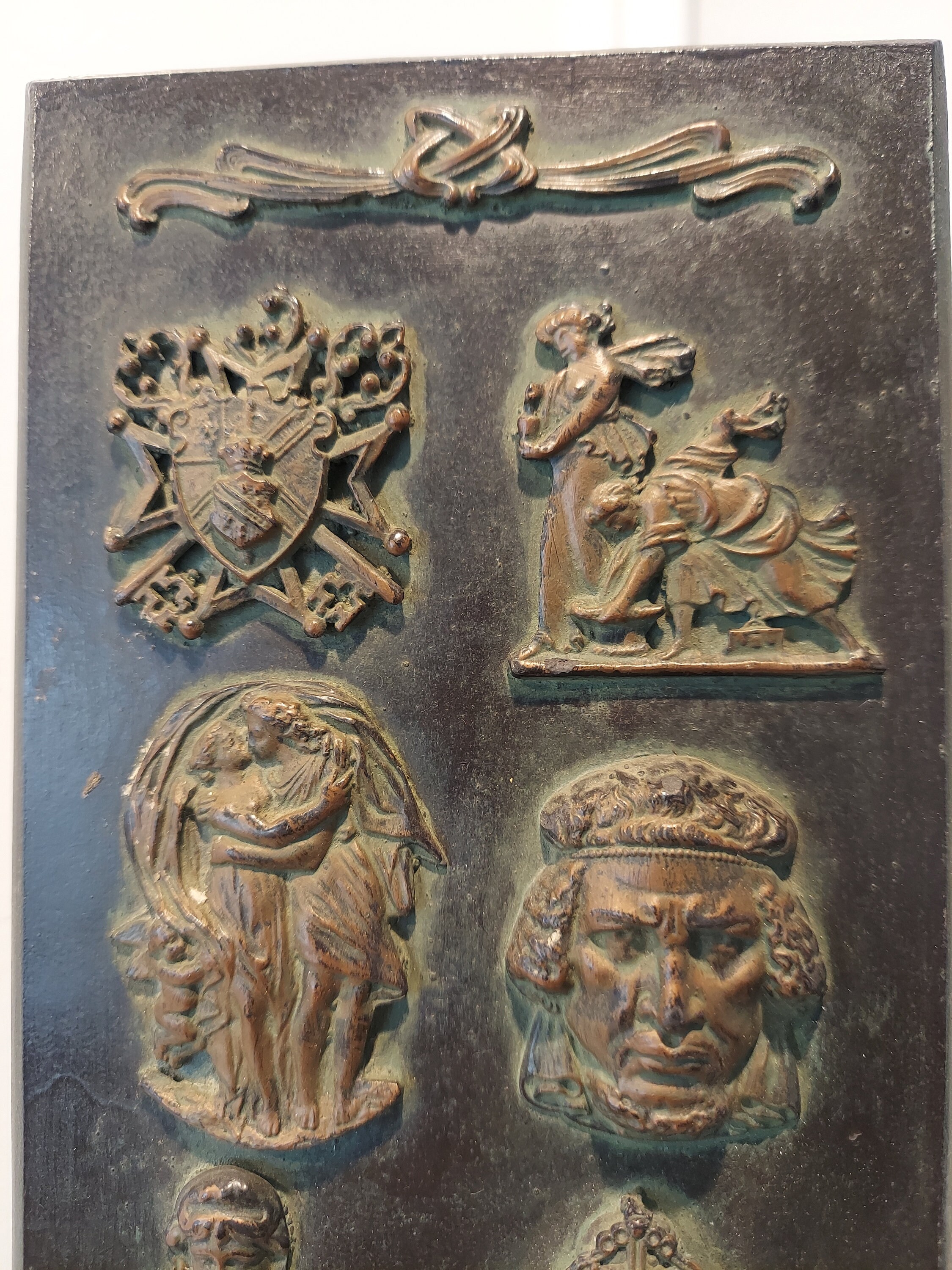 Heraldic Wall Plaque 3D Ceramic Wall Plaque With Beautiful - Etsy