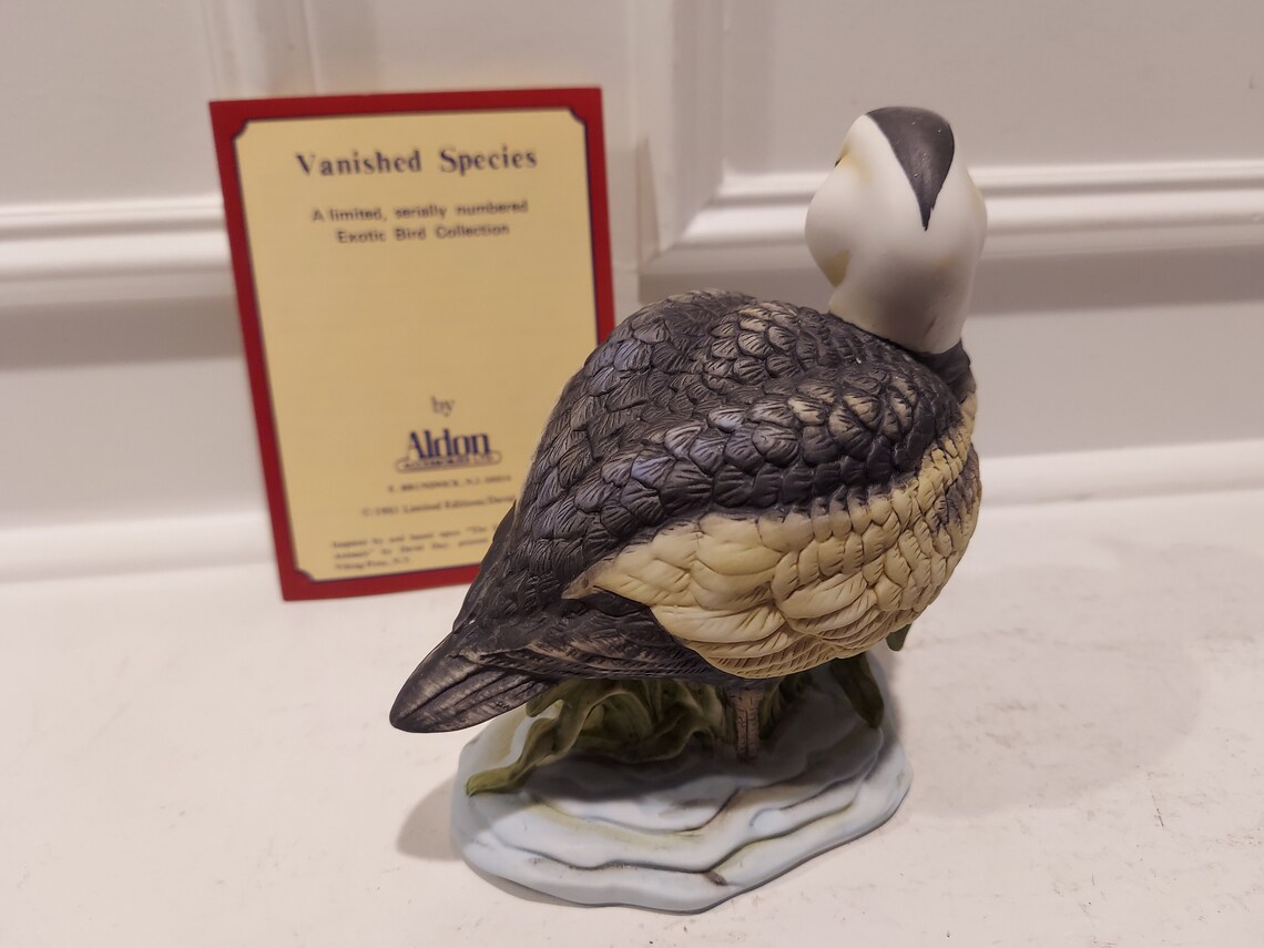 Vanished Species Porcelain Labrador Duck Limited Serially - Etsy
