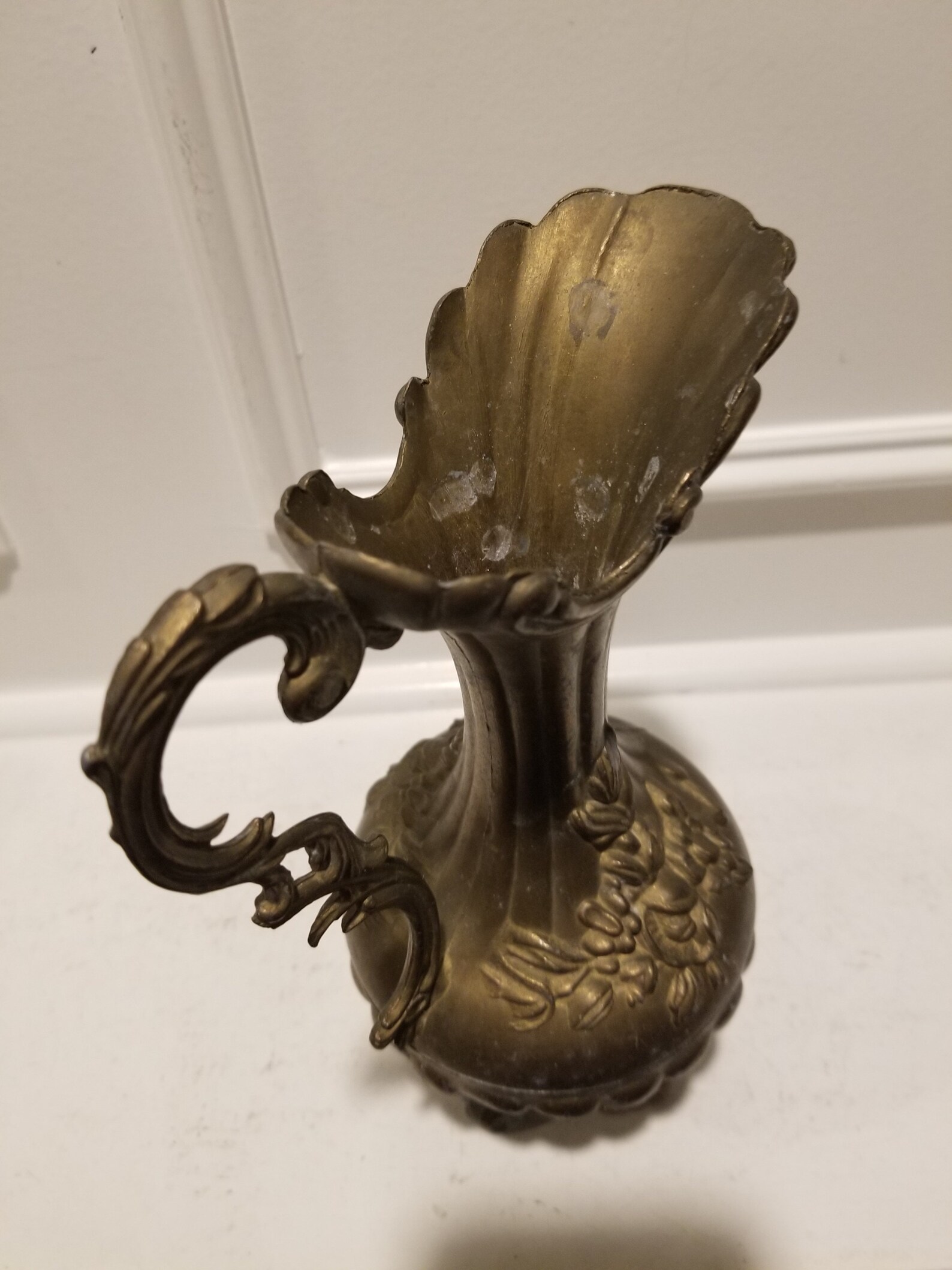 Collectible Hand Made Vase Ornate Metal Vase High Level of - Etsy