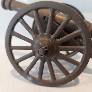 Cast Iron Cannon - Moving Wheels - Adjustable Mini Cannon - Collectible ...
