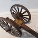 Cast Iron Cannon - Moving Wheels - Adjustable Mini Cannon - Collectible ...