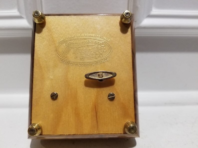 Floral Music Box - Floral Wood Jewelry Box - Original Music Box - Made ...