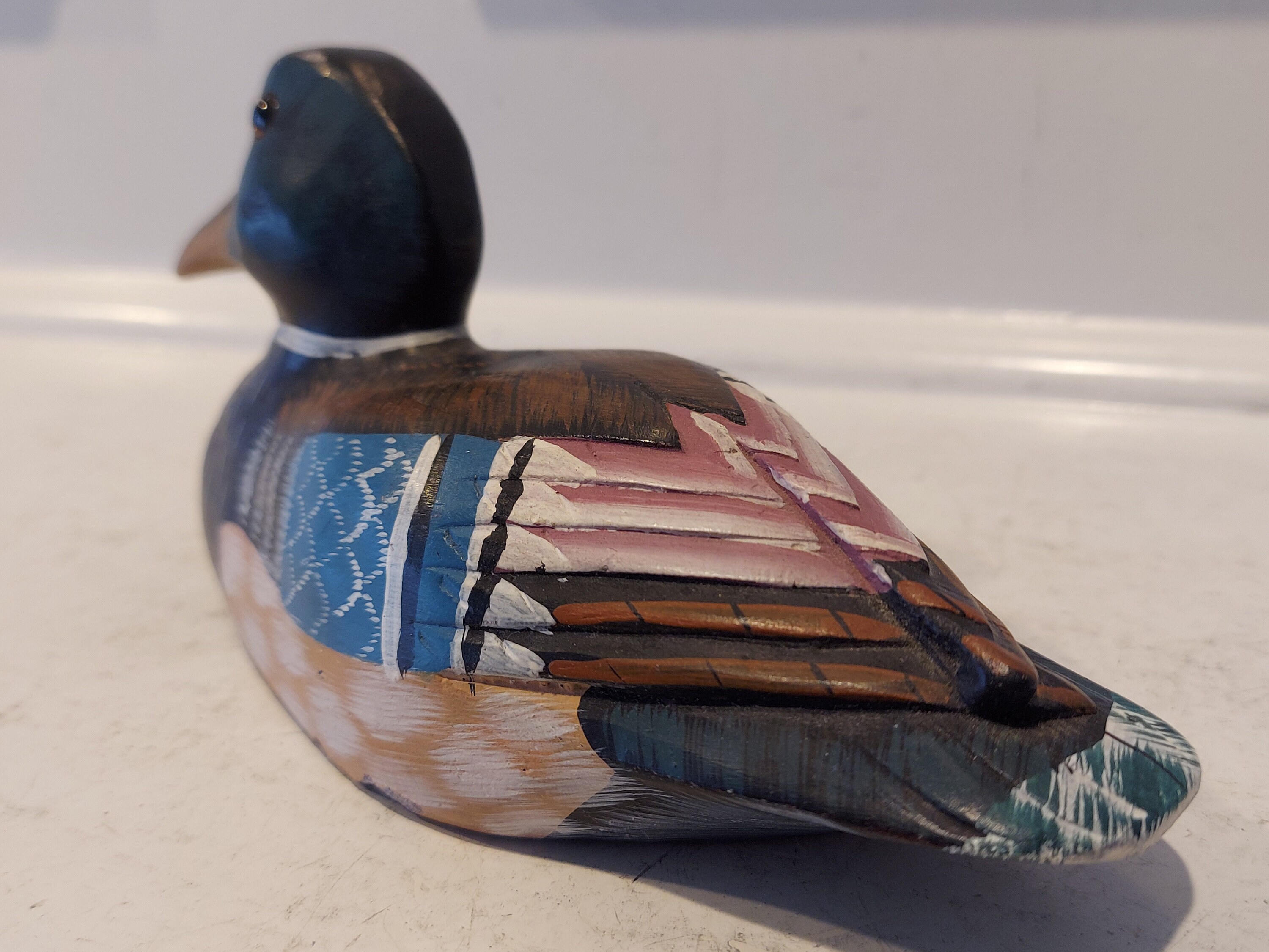 Collectible Stone Duck - Hand Painted Duck - High Level of Details - Etsy