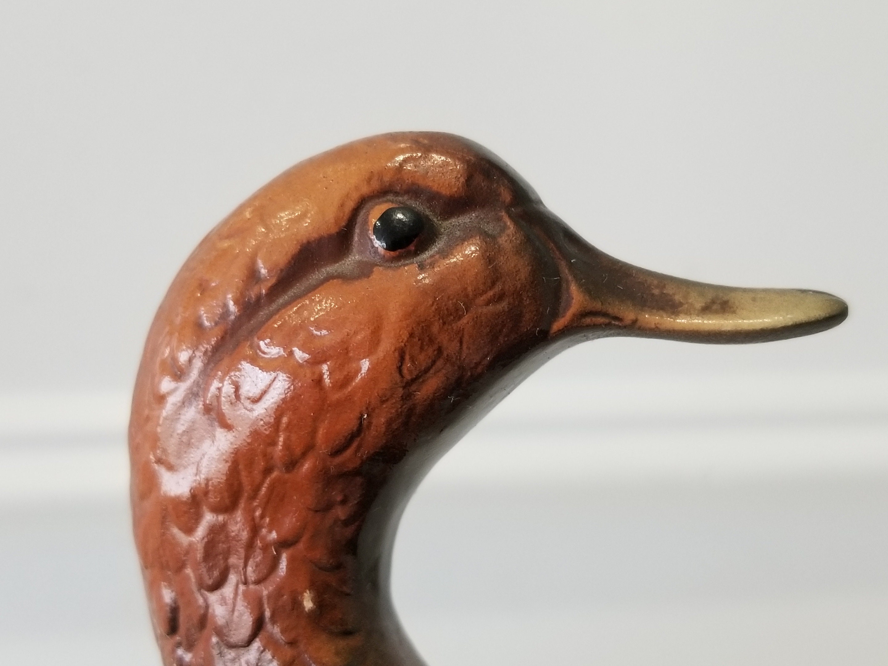 Ceramic Duck - High Level of Details - Hand Painted - Enesco - Made in ...
