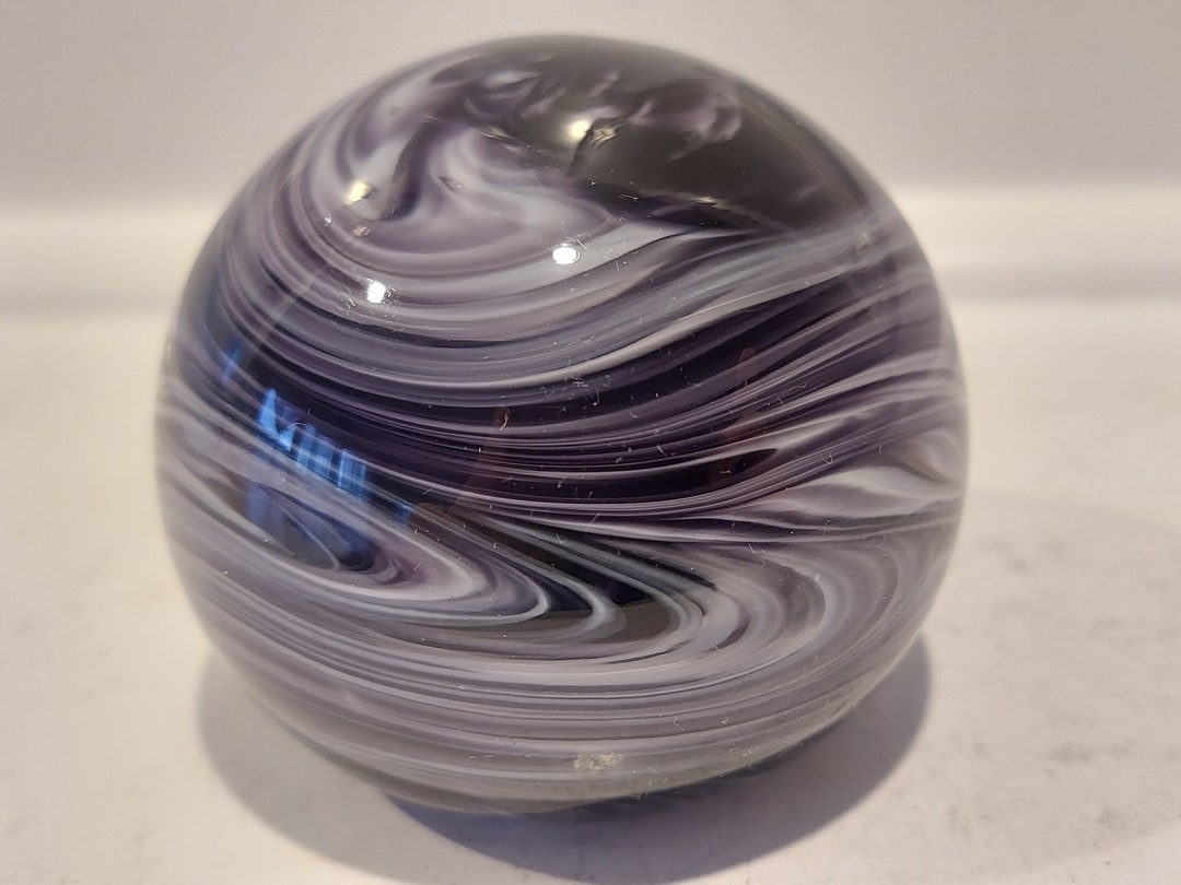 Art Glass Paperweight With Unique Inserts - Art in Glass - Collectible ...