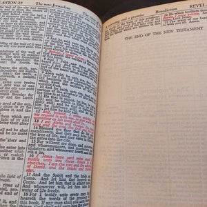 Holy Bible Red Letter Edition - Old and New Testaments - Books Inc ...