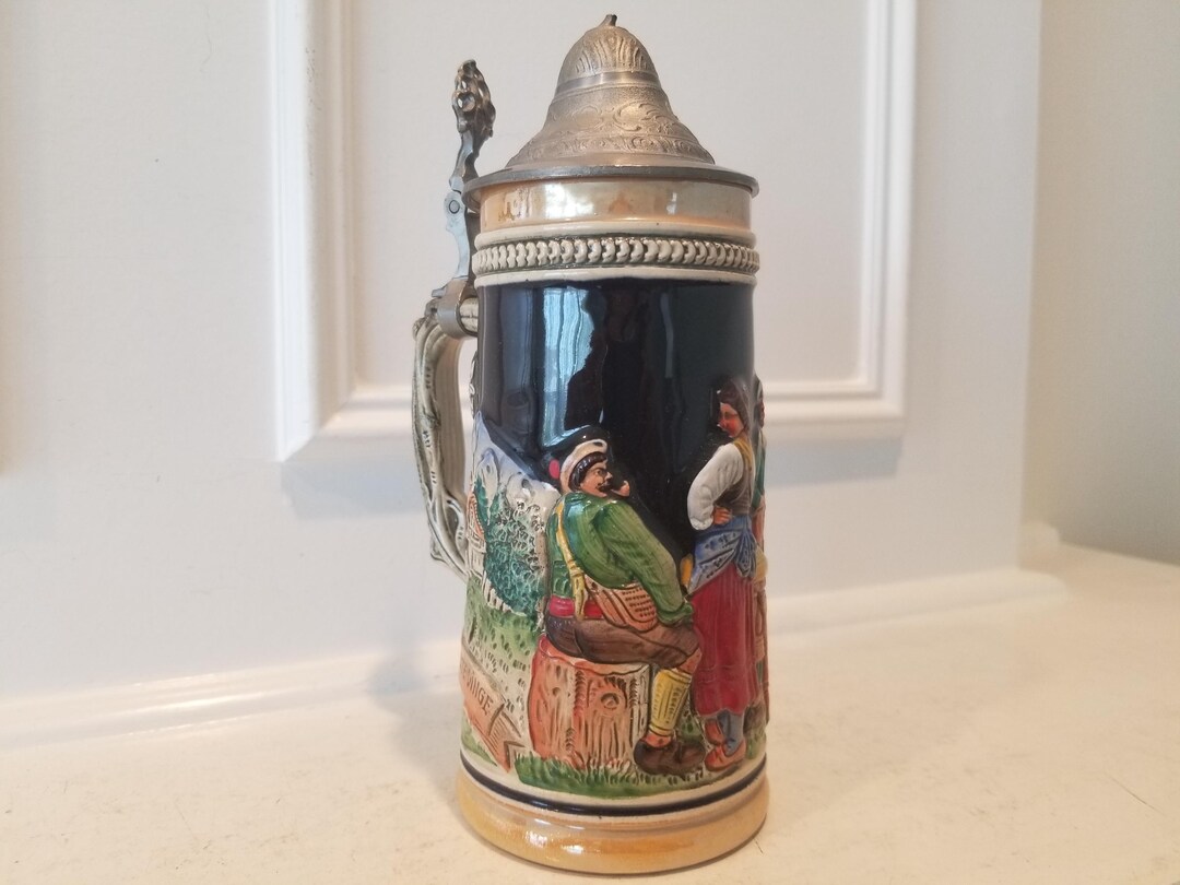 German Handpainted Ceramic Stein - Collectible Stein - Made in Germany ...
