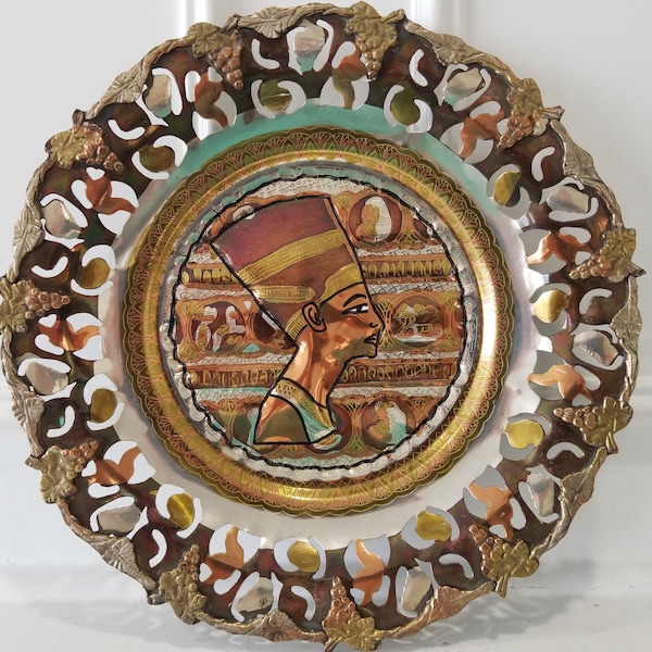 Egyptian Hand Made Copper Plates - Etsy