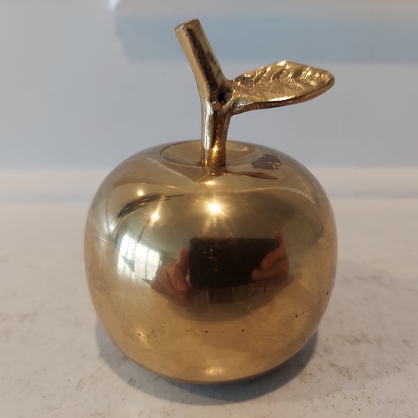 Brass Apple Bell - Etsy