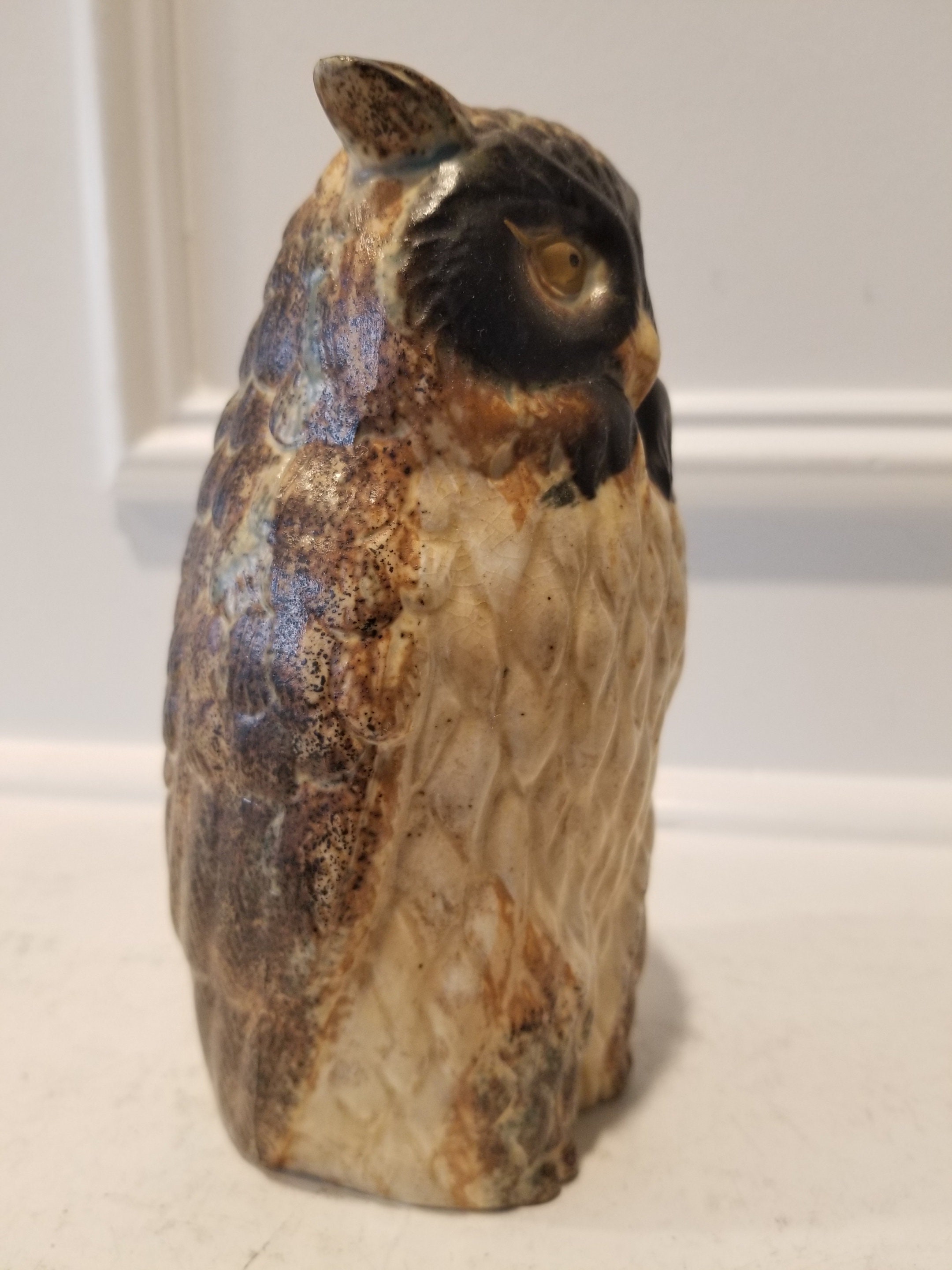 Ceramic Owl Figurine High Level of Details | Etsy