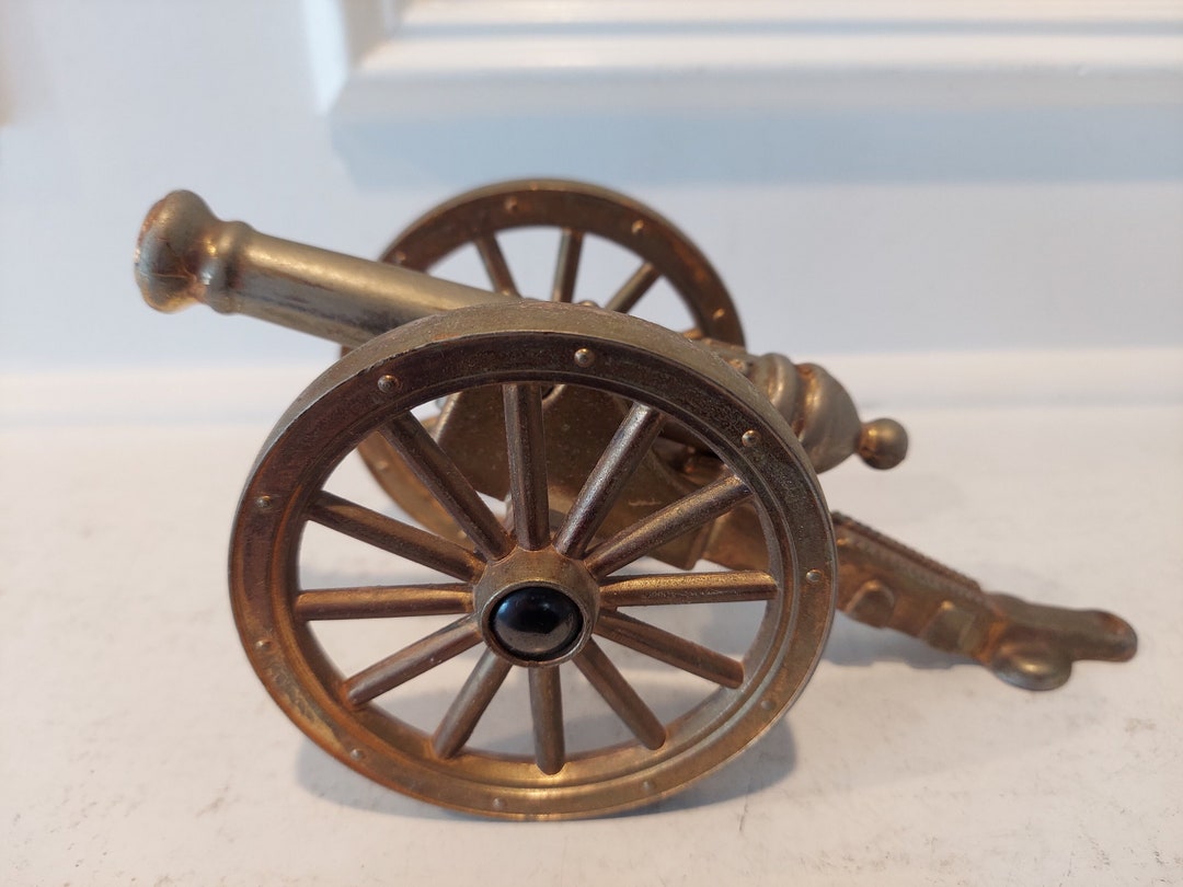 Solid Brass Cannon GR George Rex British Empire Model Collectible ...