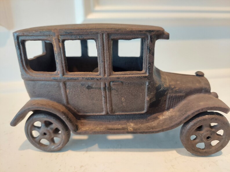 Collectible Cast Iron Vintage Car - Etsy