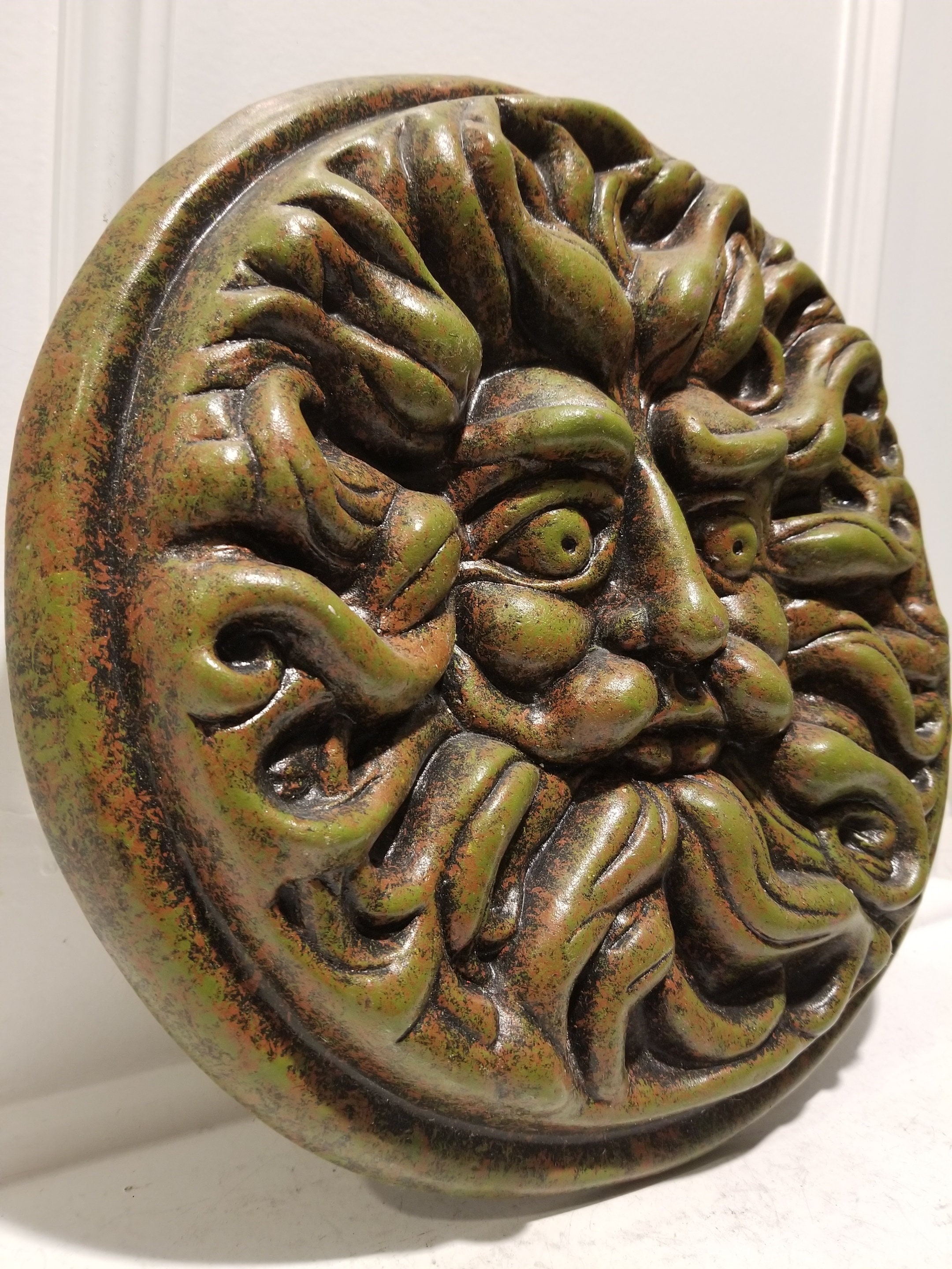 Mythical Design - Original Wall Plaque - Ceramic Sun Wall Decor - Hand ...