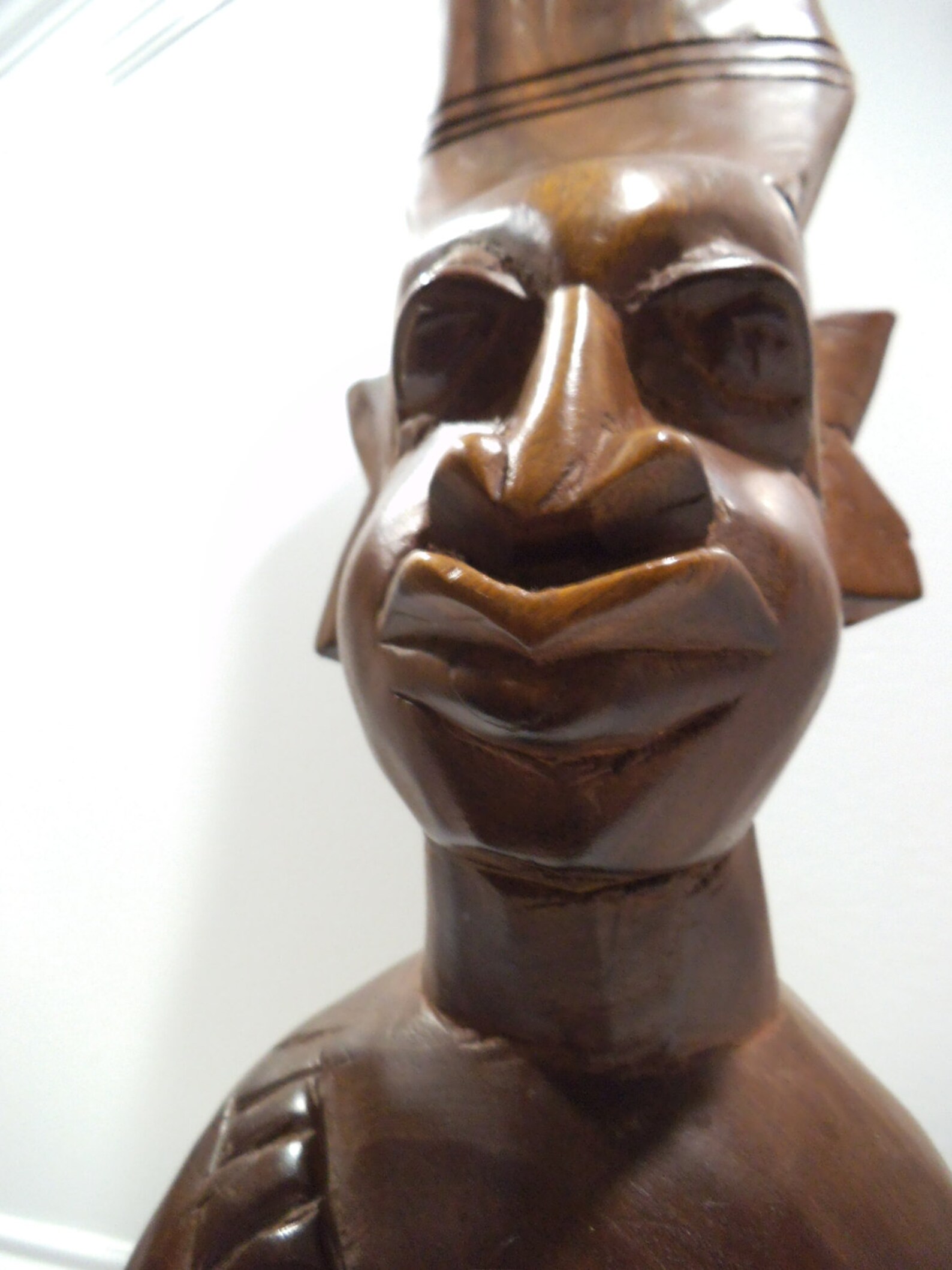 African Head Bust Wood Carving Sculpture - Etsy