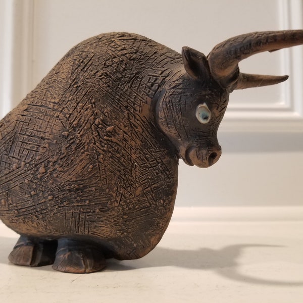 Clay Bull - Etsy
