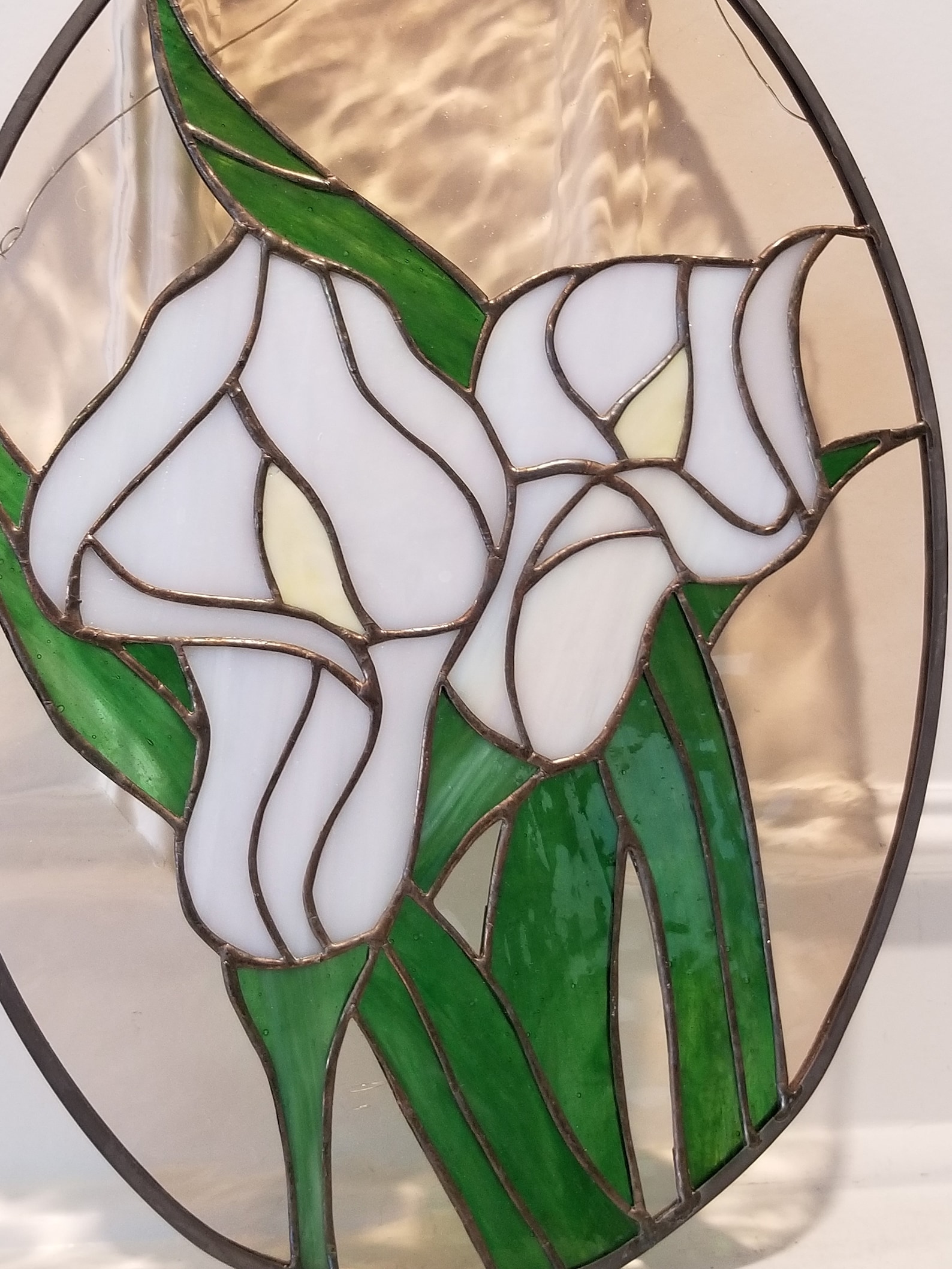 Calla Stained Glass Suncatcher Hand Made Stained Glass 14 - Etsy