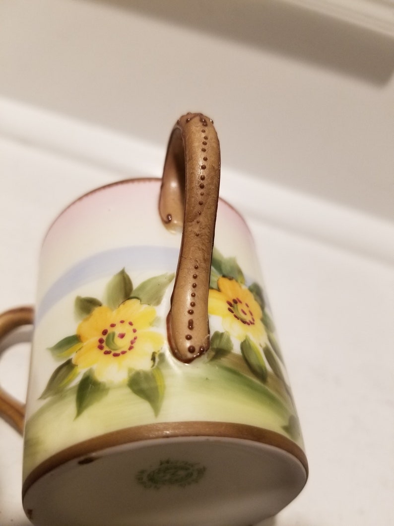 Antique Hand Painted Nippon Teacup - Morimura Bros (old Noritake ...